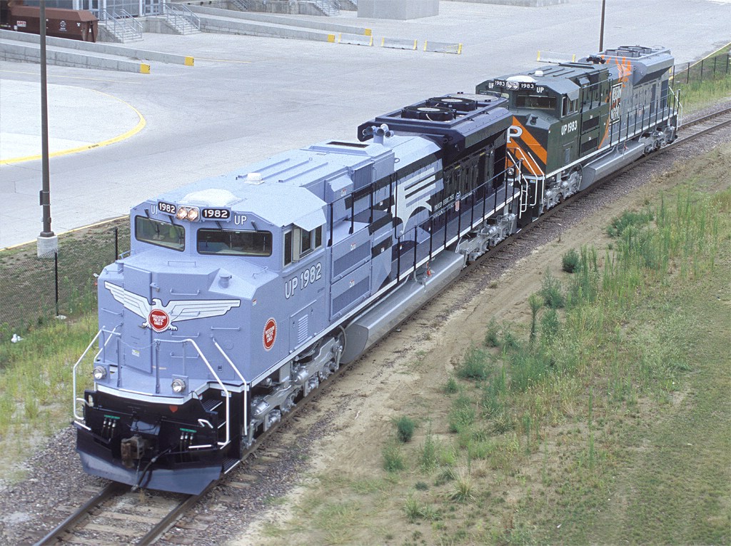 UP 1982 - 1983, New EMD SD70ACe, UP "Heritage" Locomotives,